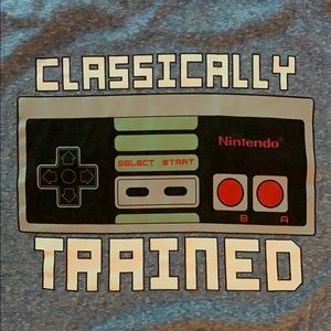 Nintendo | Shirts | Xl Classically Trained Official Nintendo Tshirt ...
